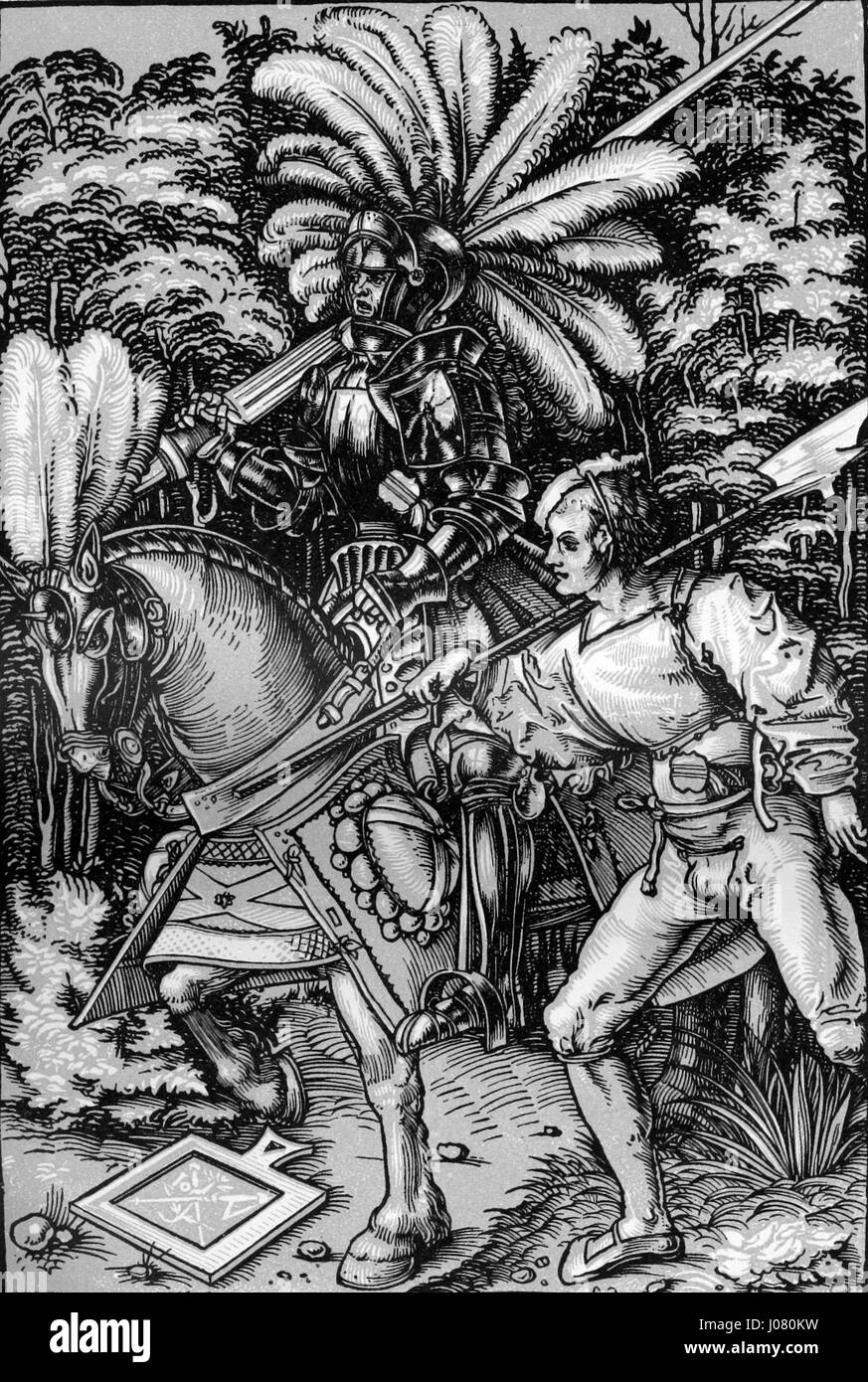'Wechtlin Ritter und Fugknecht' is a 16th-century engraving by the ...