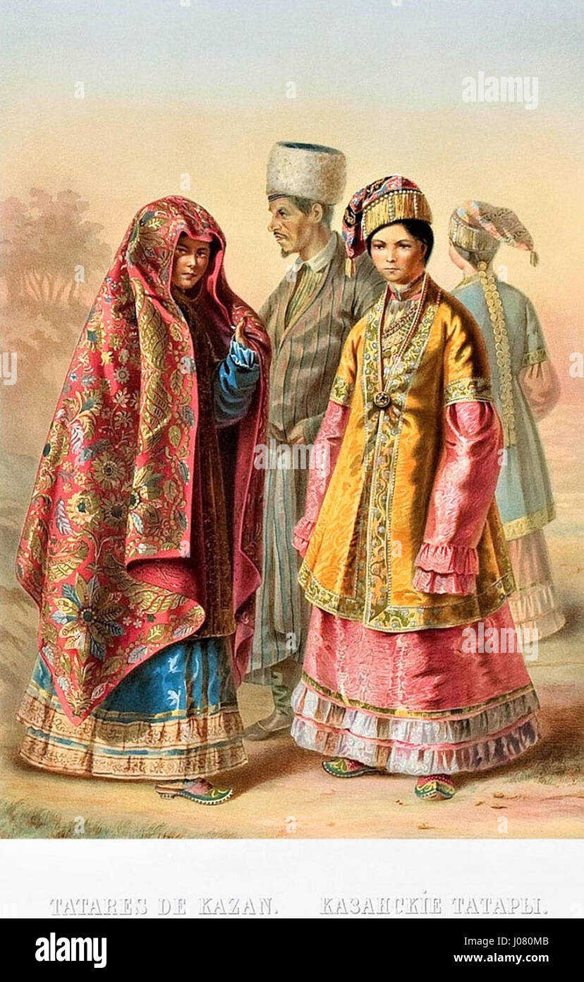 This artwork depicting the Tatar people focuses on the ethnic group’s ...