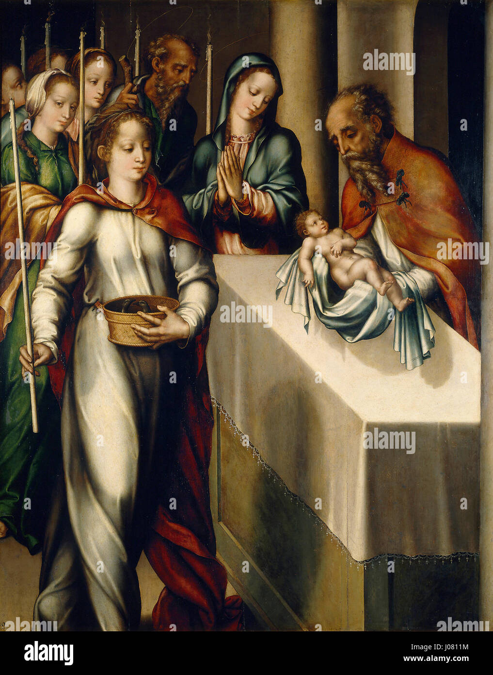 'Presentación de Jesús en el Templo' is a depiction of the biblical ...