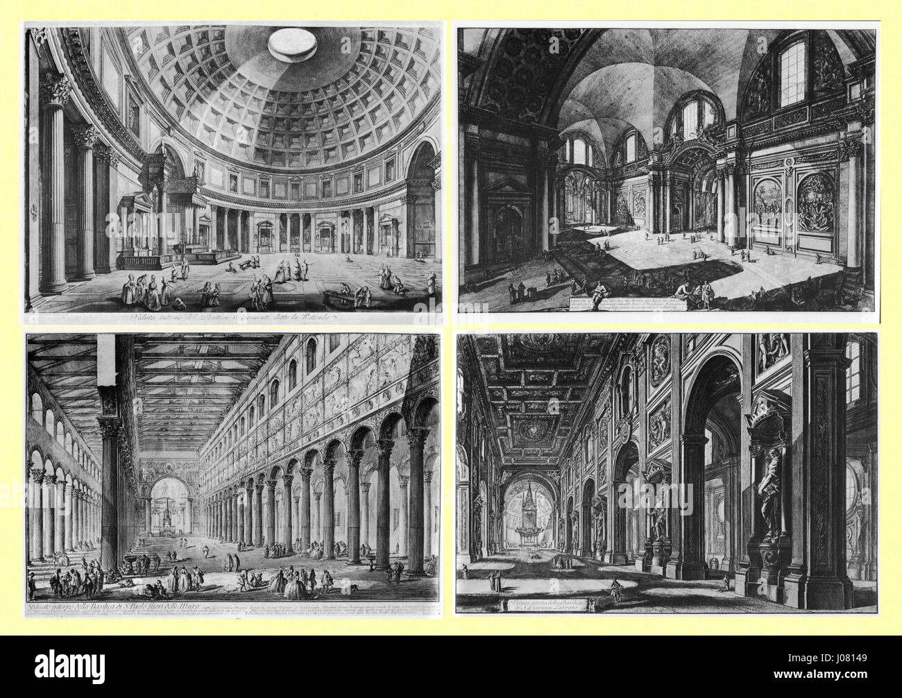 A veduta (view) by Giovanni Battista Piranesi, known for its detailed ...