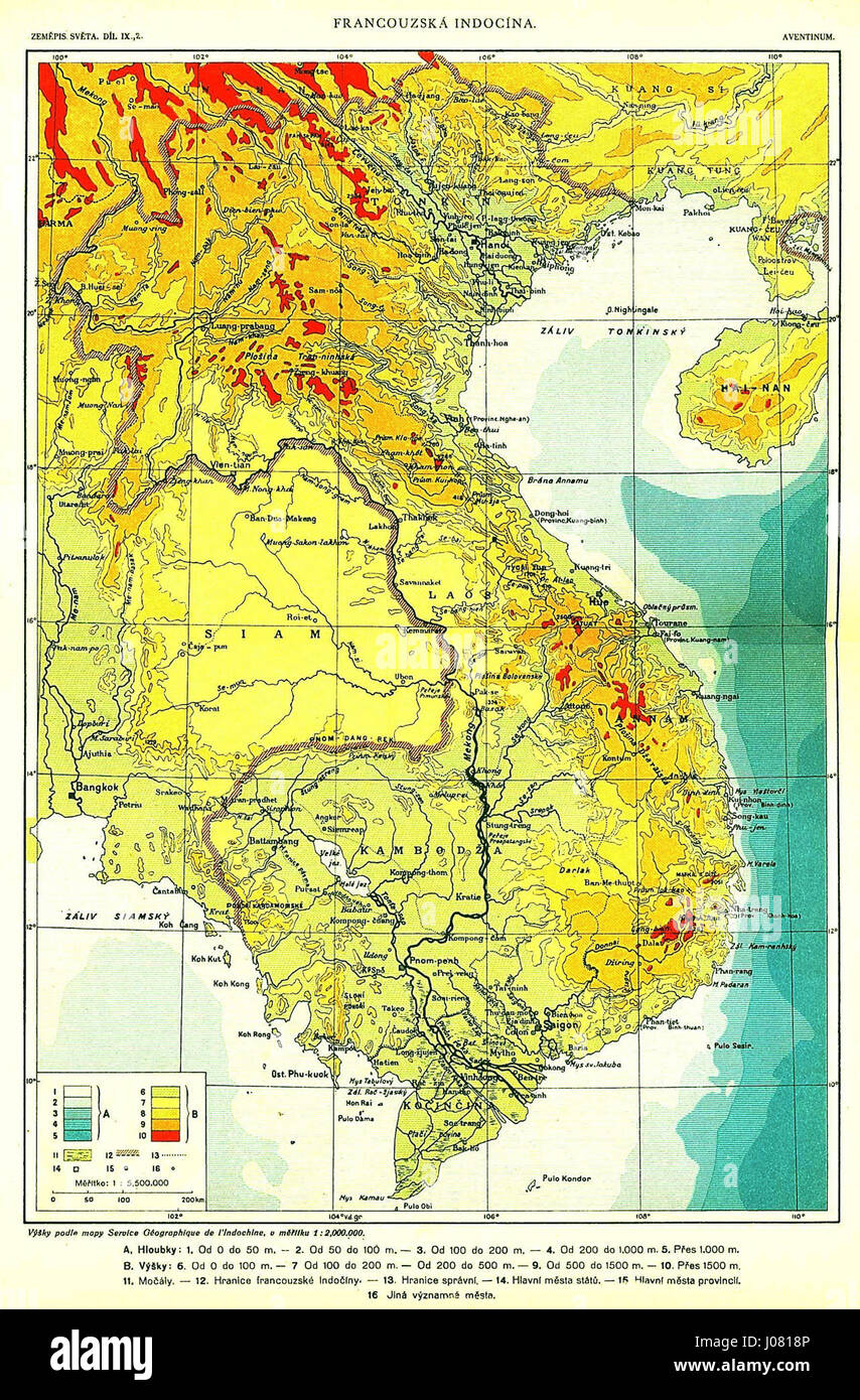'Francouzsk Indočína' refers to French Indochina, the historical ...