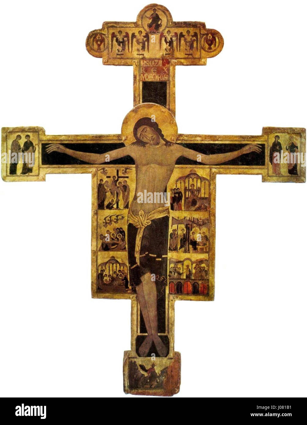 A crucifix identified as E2849620, located in the Church of San Matteo ...