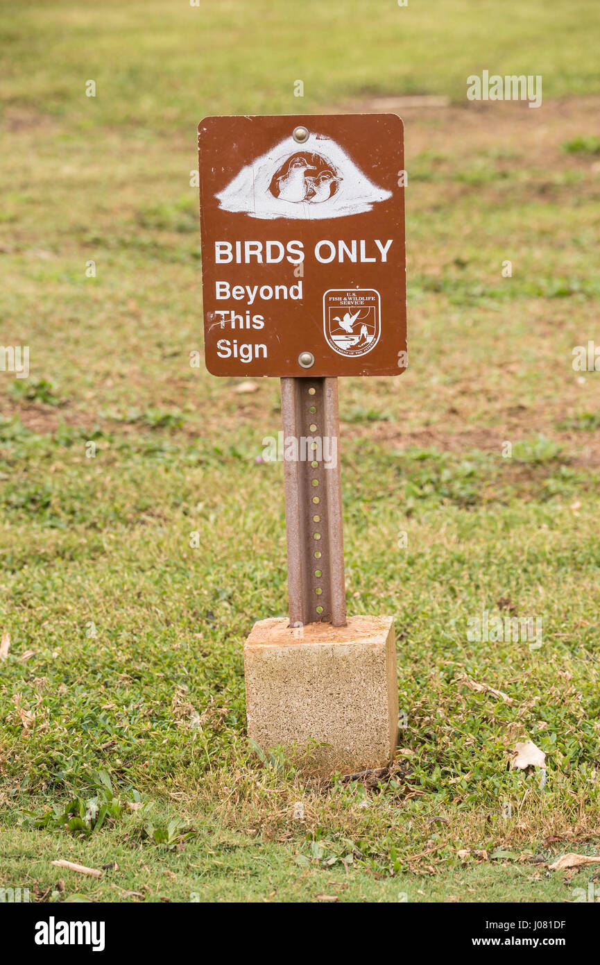Birds Only Beyond This Sign, Kilauea Point National Wildlife Refuge ...