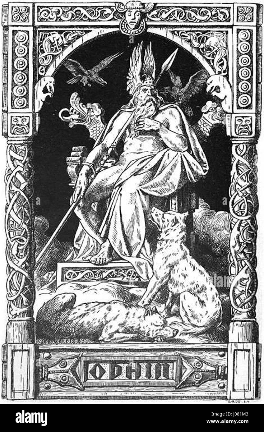 Norse god odin hi-res stock photography and images - Alamy