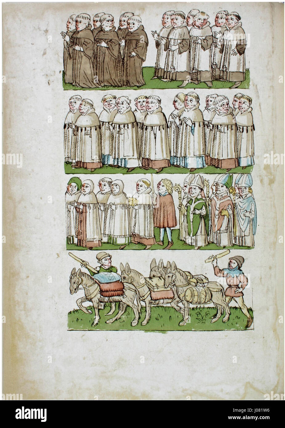 The ‘Konstanzer Richental Chronik’ features an illustration from the ...