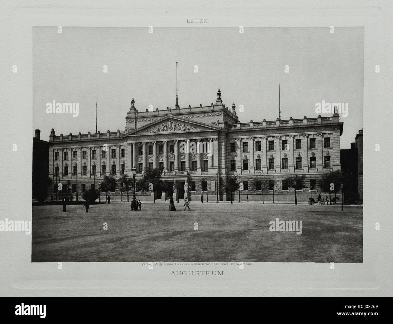 The image 'Leipzig Universität 1898' depicts the academic and ...