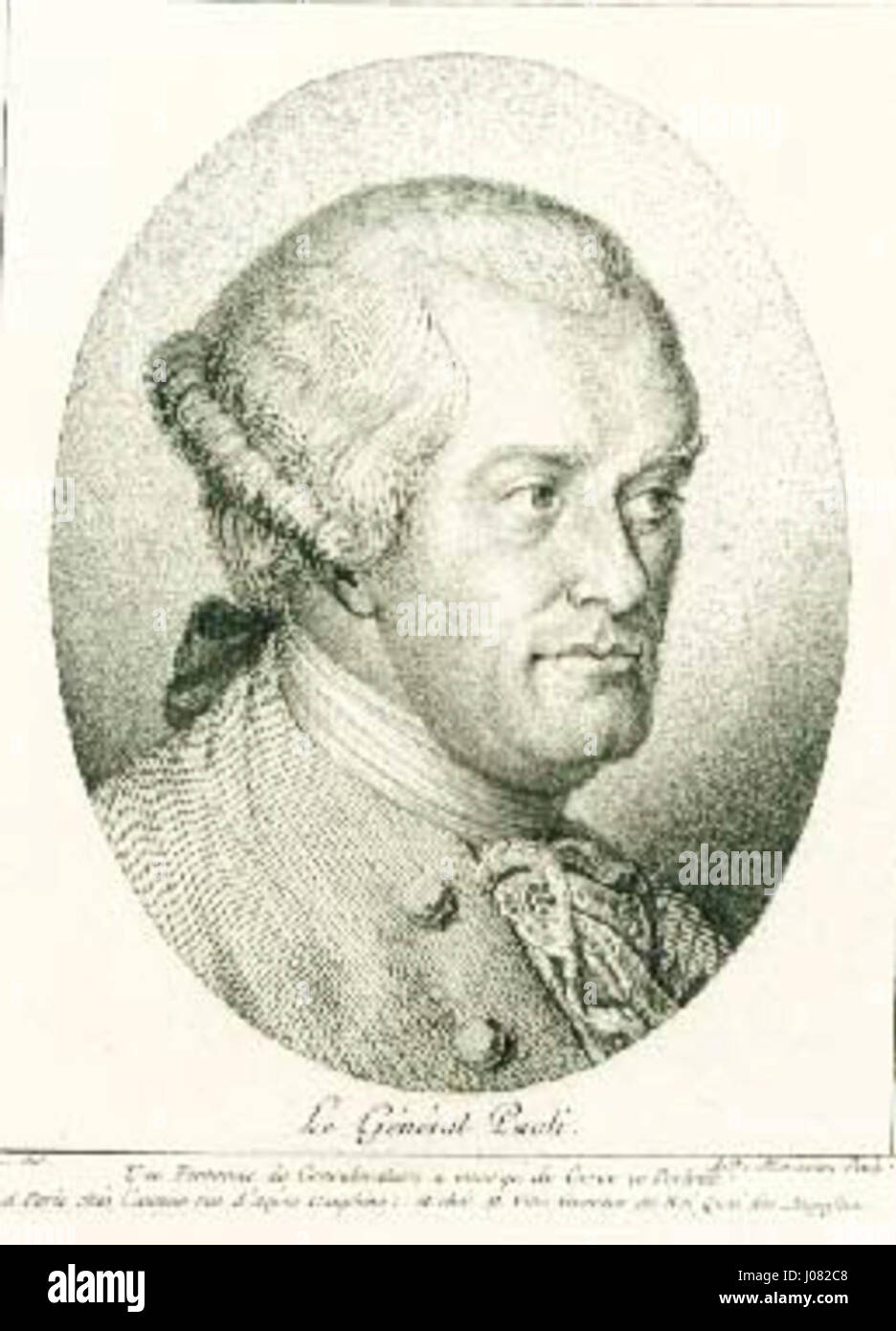 Antoine de Marcenay de Ghuy’s portrait 'Le Général Paoli' depicts the ...