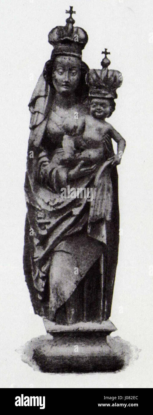 The 'Madonna from Bosilec' is a religious painting, depicting the ...