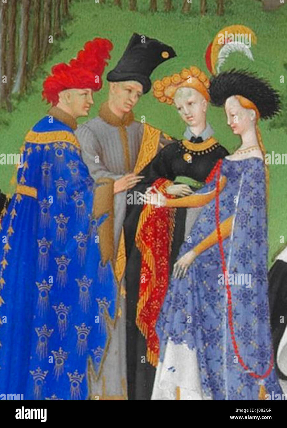 This is an illustration from the 'Très Riches Heures du duc de Berry ...