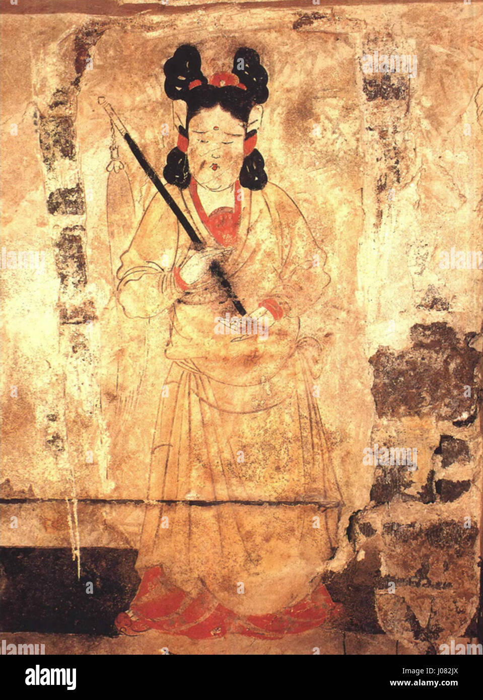 This is a traditional East Asian painting, known for its fine brushwork ...