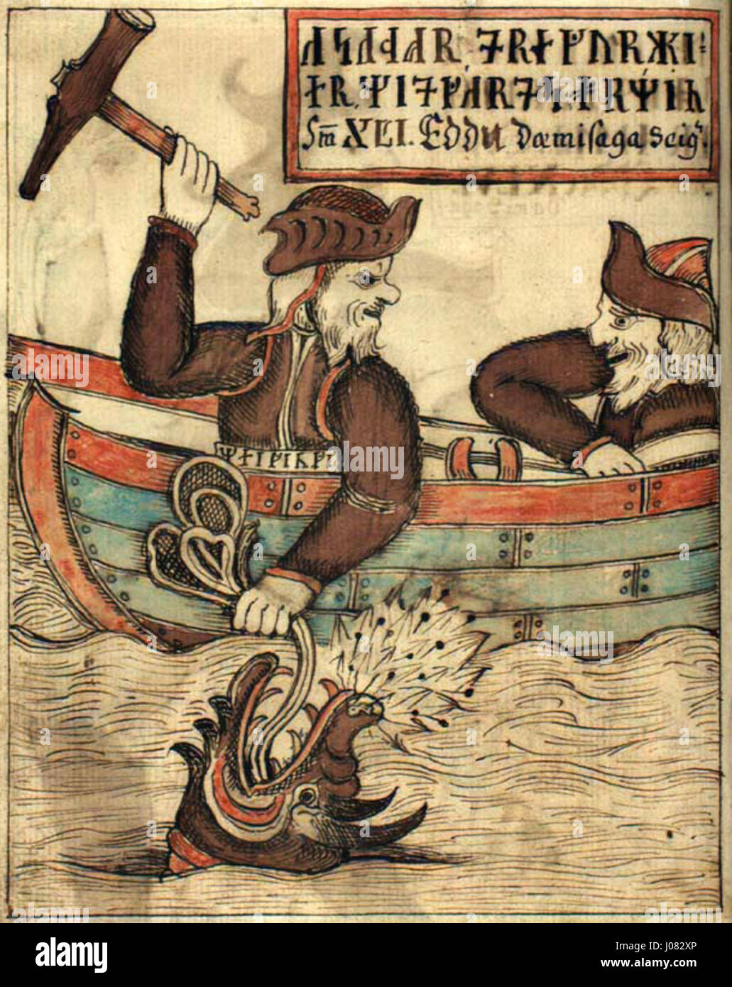 Viking battle manuscript hi-res stock photography and images - Alamy