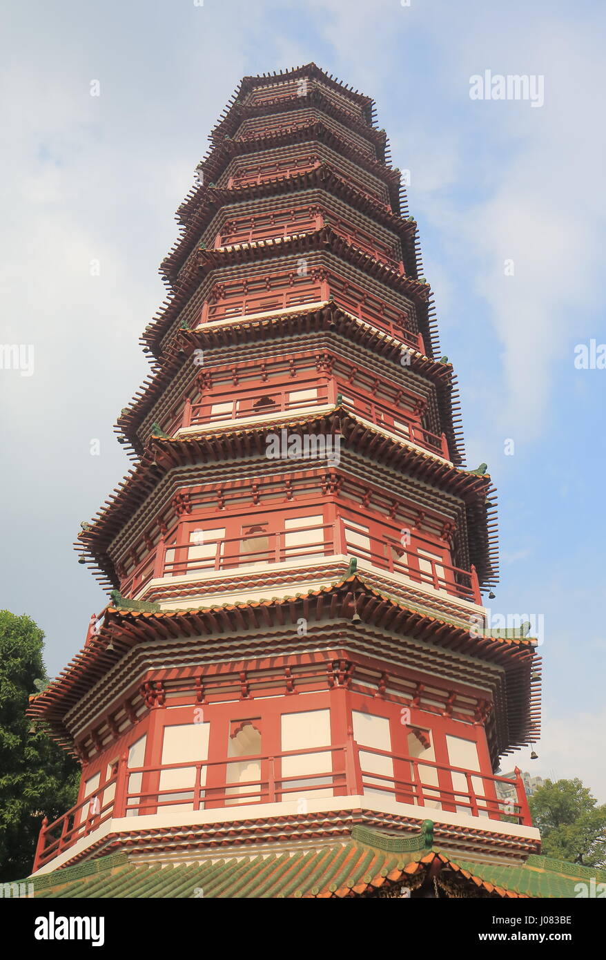 Temple of the Six Banyan Trees in Guangzhou China. Temple of the Six ...