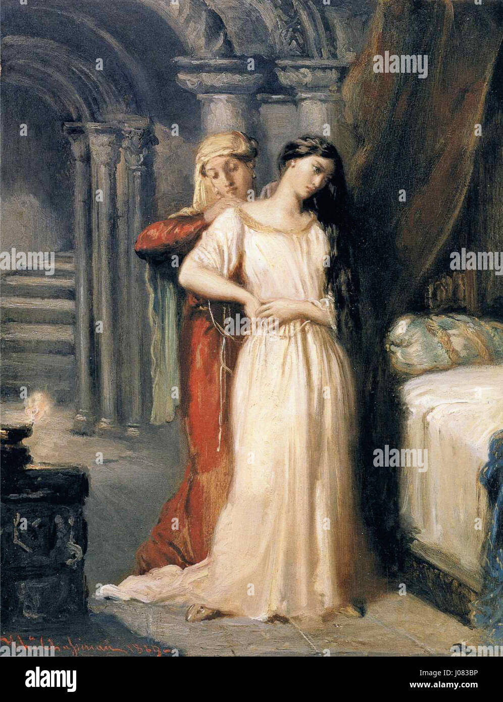 Théodore Chassériau's 'Desdemona' is a romanticized portrayal of the ...