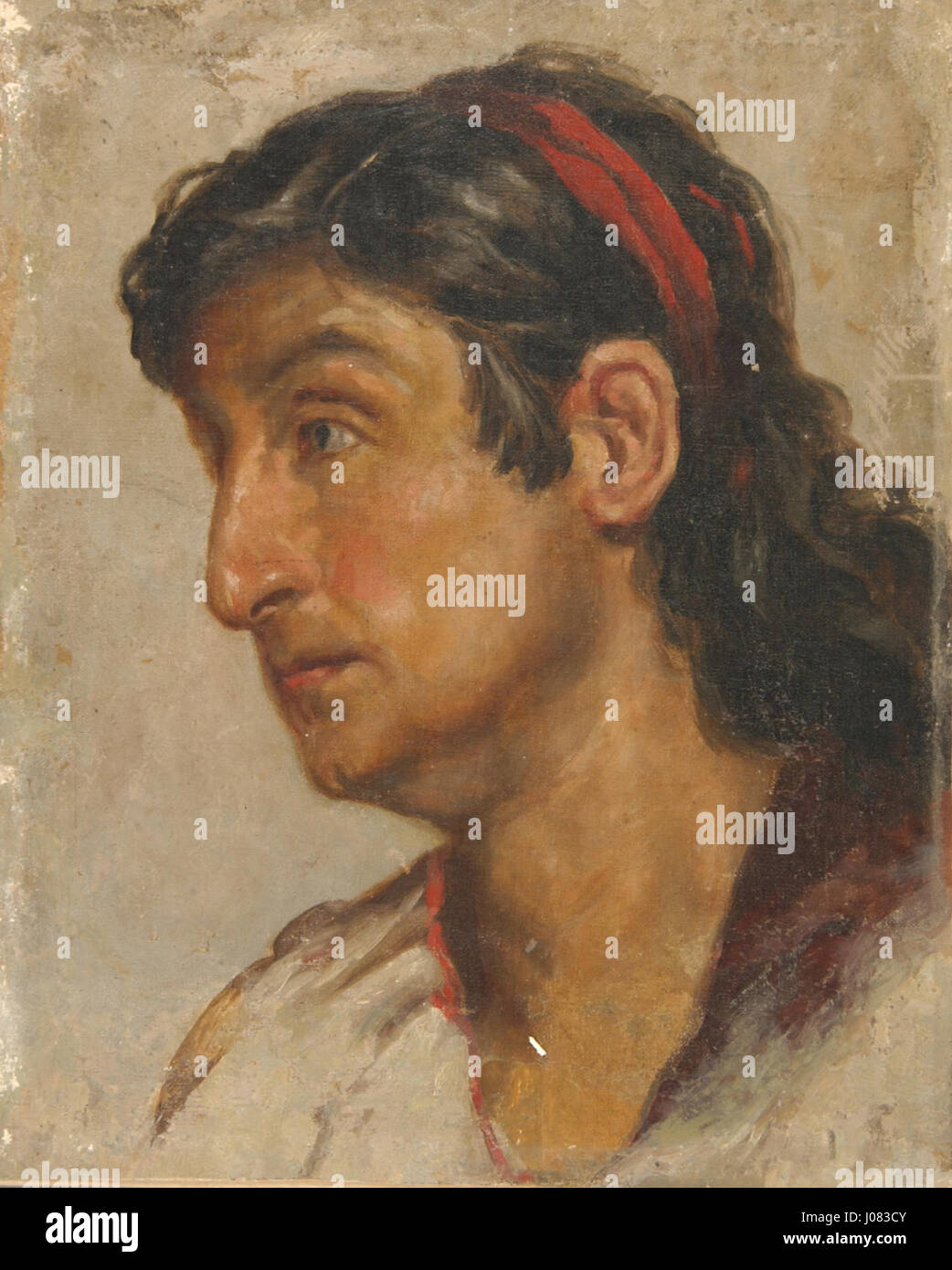 Ivan Franke’s 'Portret zenske' (Portrait of a Woman) is a striking ...