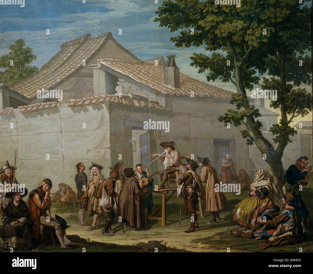 ‘Sasso-charlat n-prado’ is an Italian painting from the early 20th ...