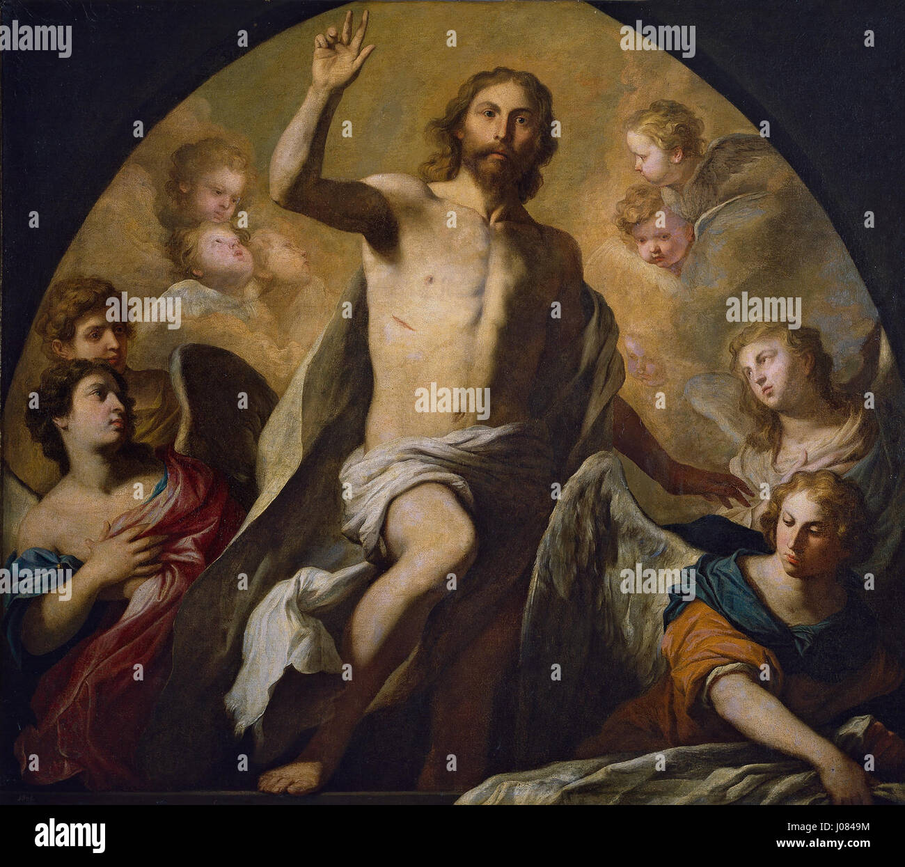 'Resurrección de Cristo' by Novelli depicts the resurrection of Jesus ...