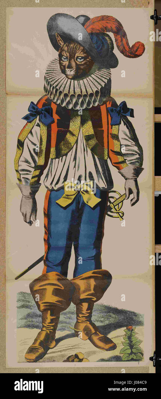 'Le Chat botté' by Succession Burckardt is a lithograph based on the ...