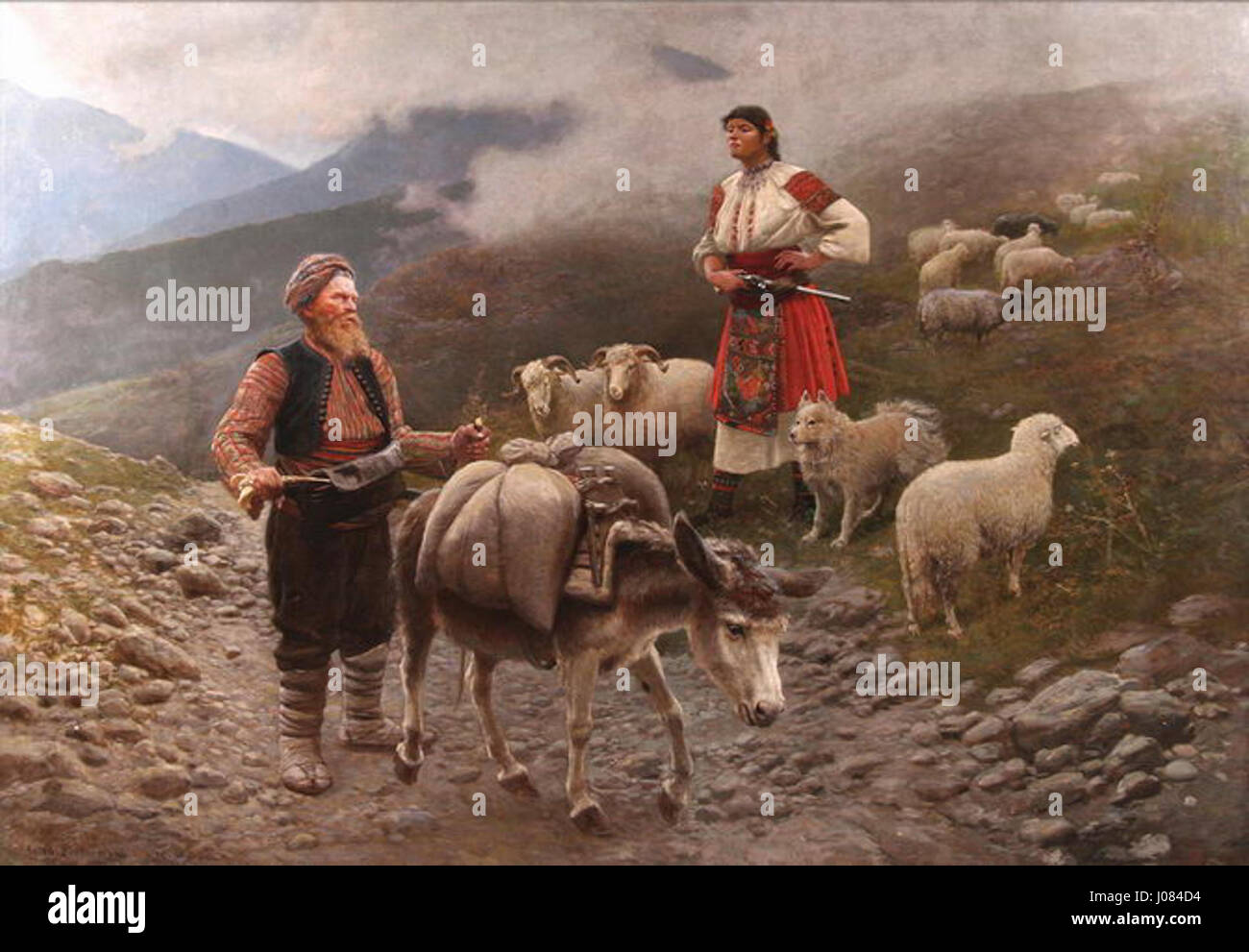 'Spotkanie na przeleczy' (Meeting at the Pass) by Antoni Piotrowski ...