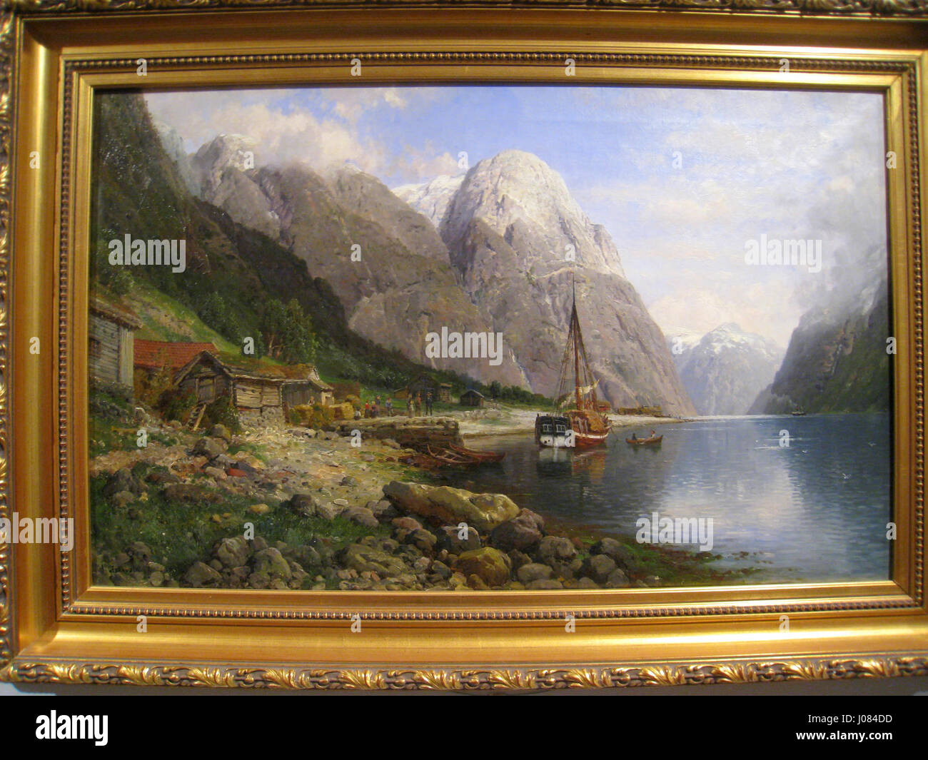 'Ved Førgestedet' by Anders Monsen Askevold is a Norwegian landscape ...