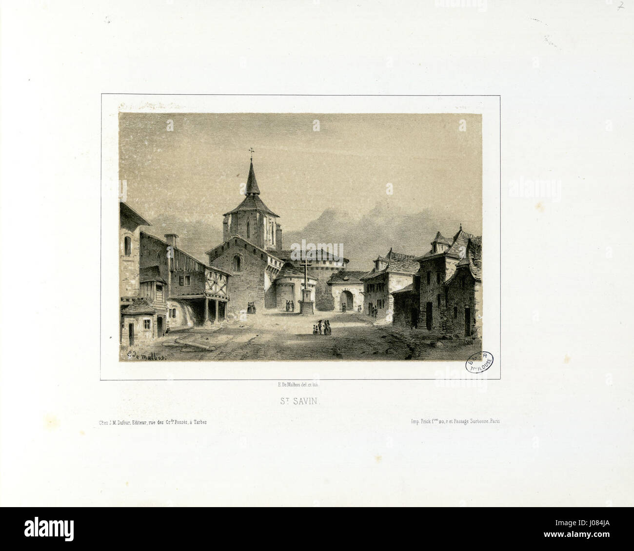 Abbey of saint savin de lavedan hi-res stock photography and images - Alamy