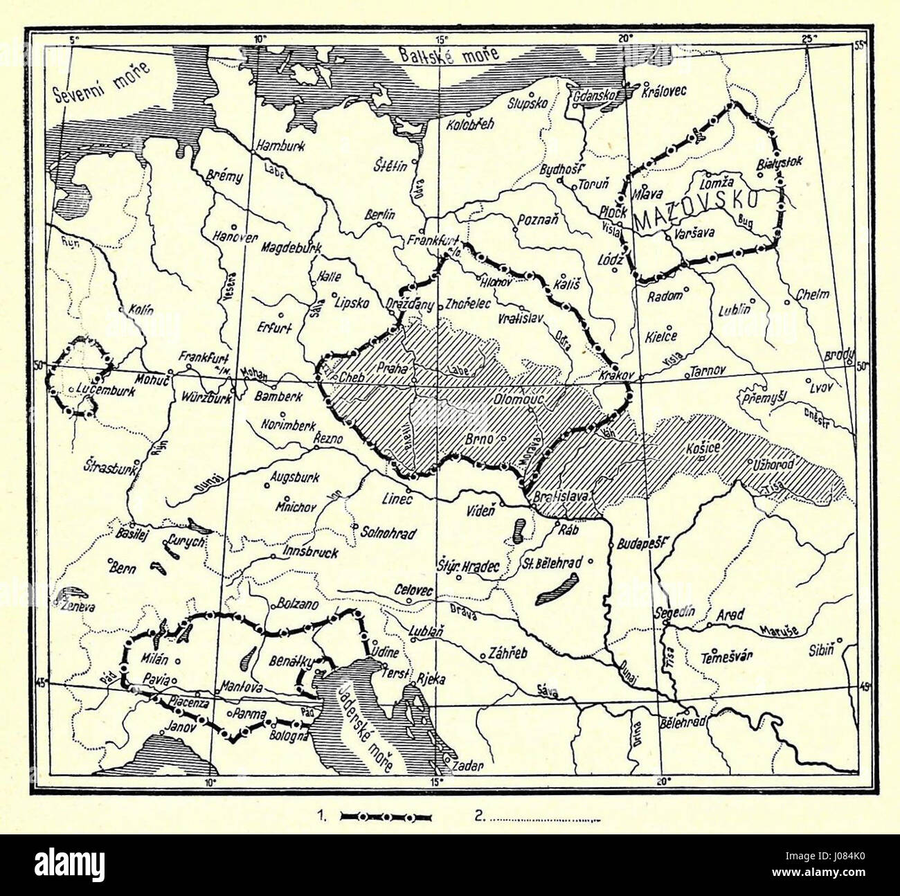 This historical manuscript details the role of Jan Lucemburský (John of ...