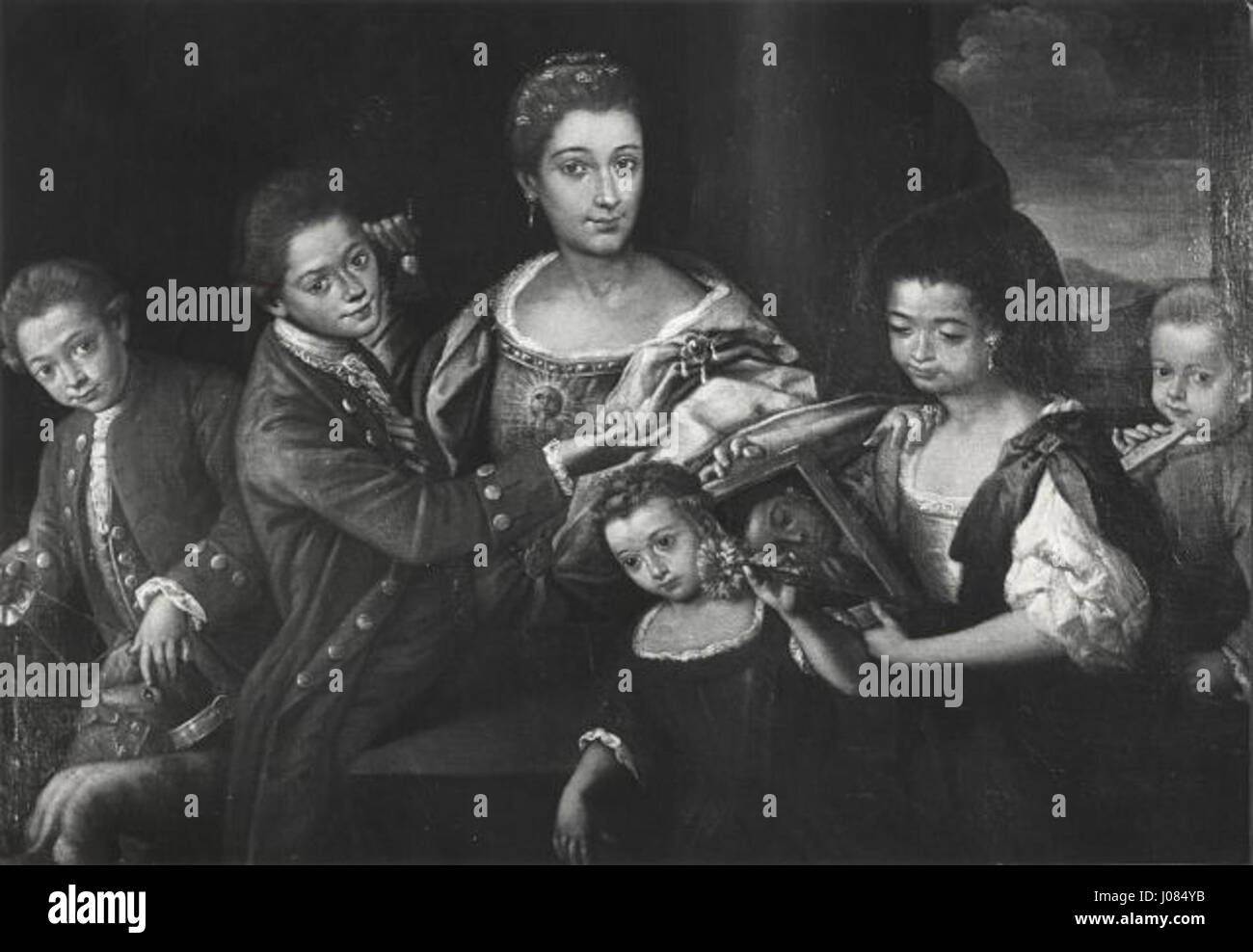 This anonymous Neapolitan portrait from the 18th century depicts a ...