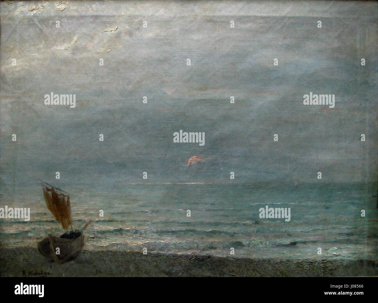 This seascape by Filipino artist Félix Resurrección Hidalgo captures ...