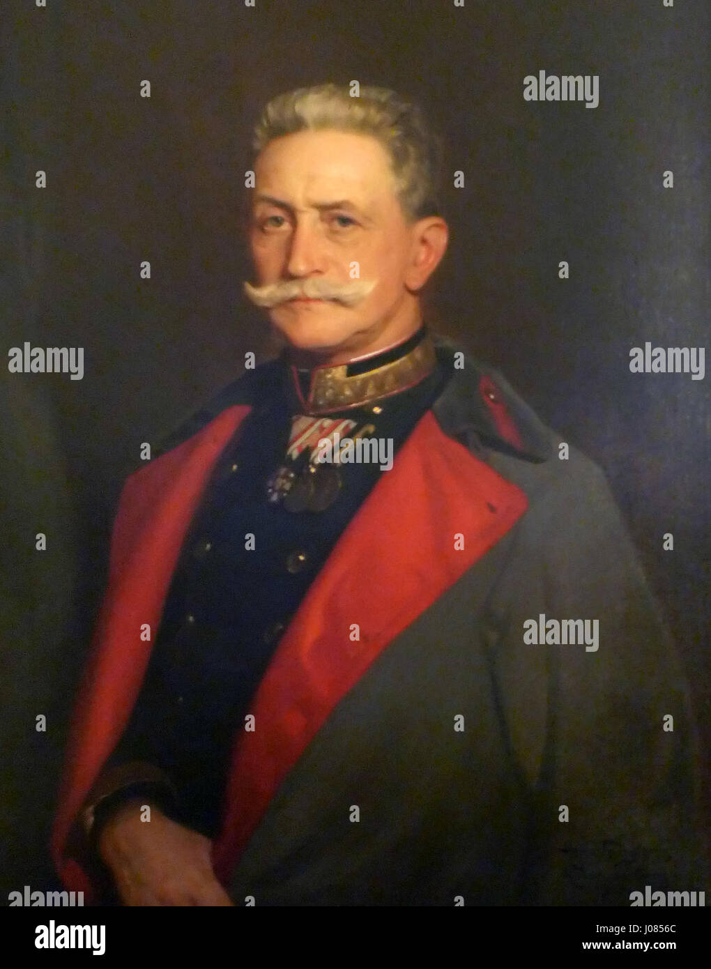 A portrait of Franz Conrad von Hötzendorf by Hermann Torggler from 1915 ...