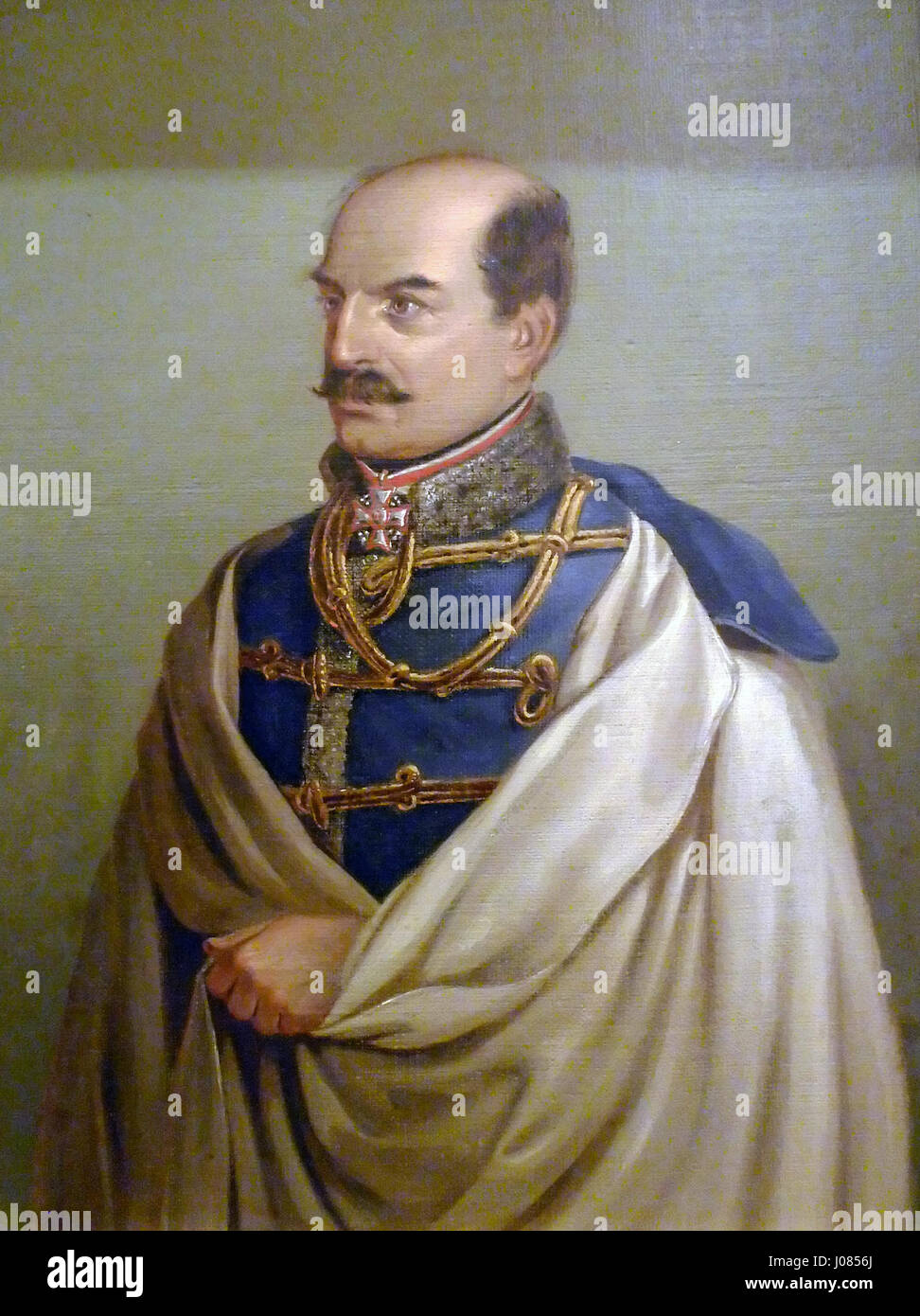 The painting of Josip Jelacic from 1850 portrays the Croatian national ...