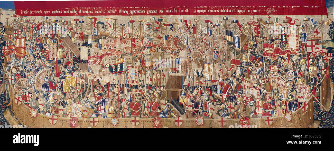 'O Cerco de Arzila' (The Siege of Arzila) is a tapestry from the ...