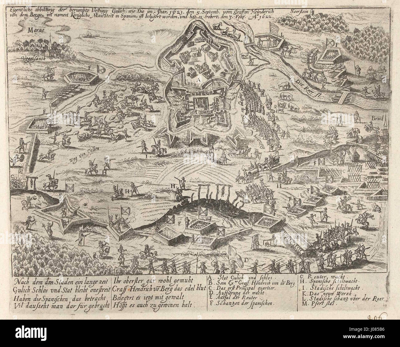 The 'Taking of Jülich' (16) refers to a historical event in which the ...