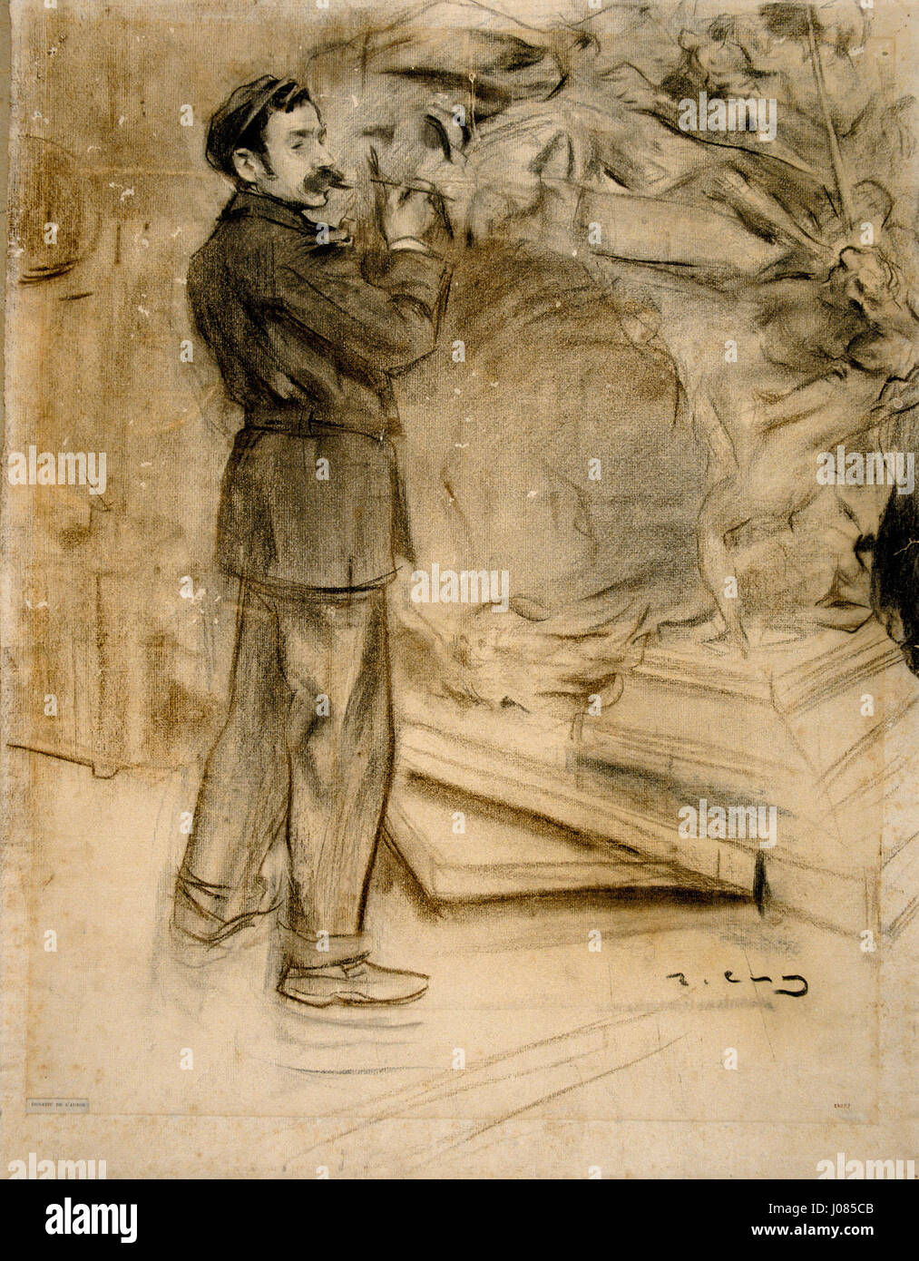 Ramon Casas' painting 'Marié Benlliure' features the Spanish actress ...