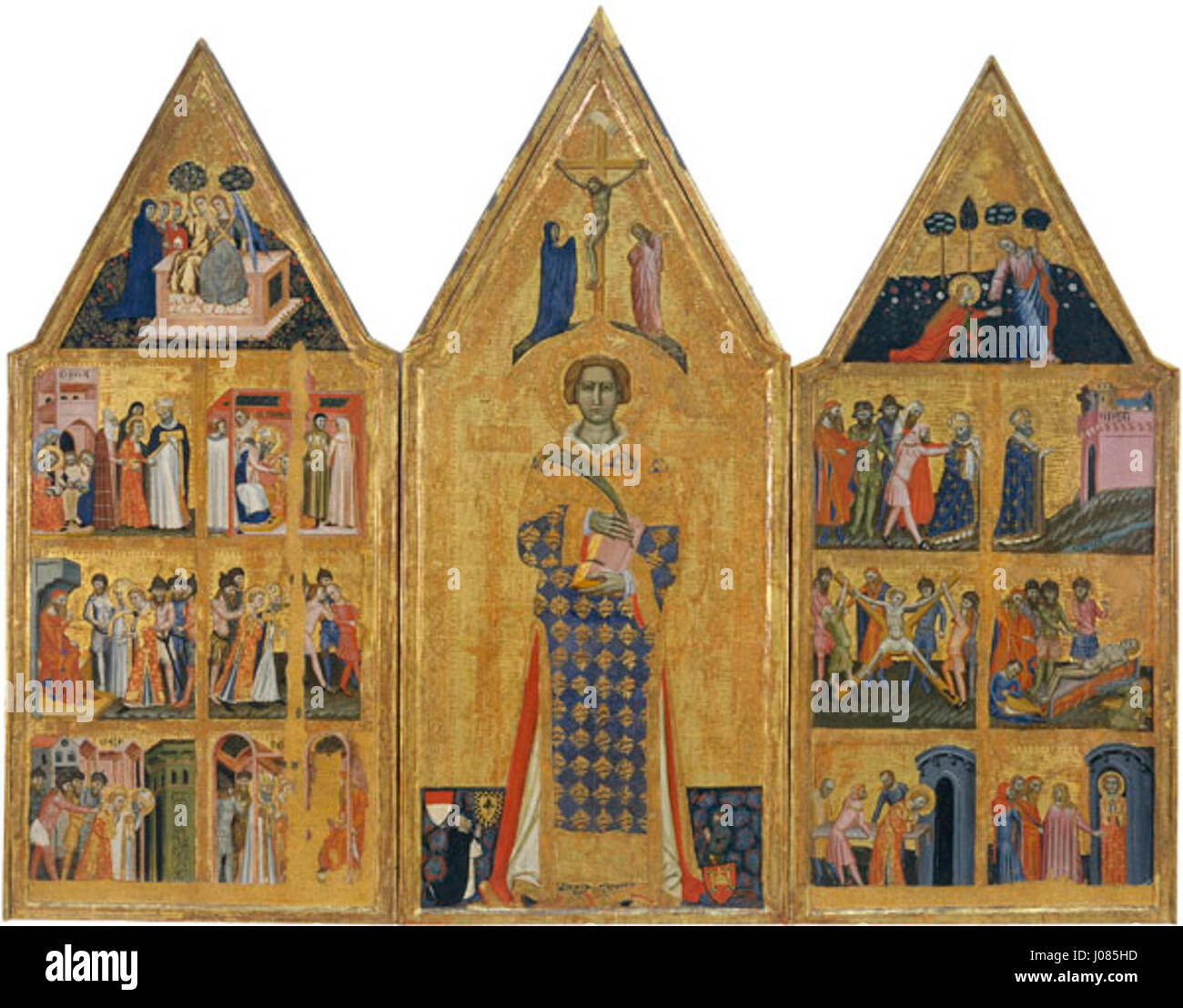 The 'Altarpiece of Saint Vincent' is attributed to the Master of Estopanyà, a Catalan artist ...