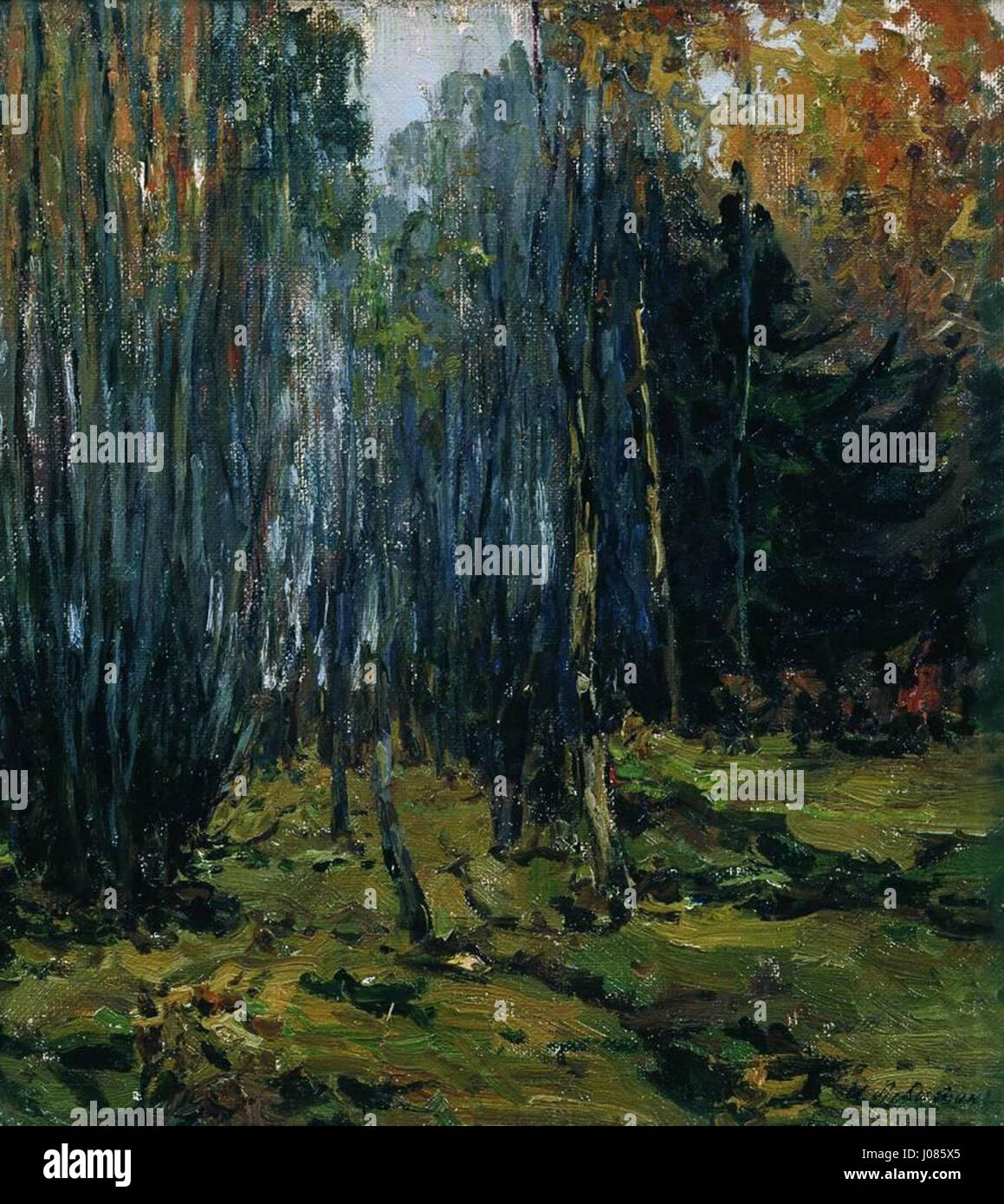 Boris Grebenshchikov's 'Reka' (River) from 1899 is an evocative ...