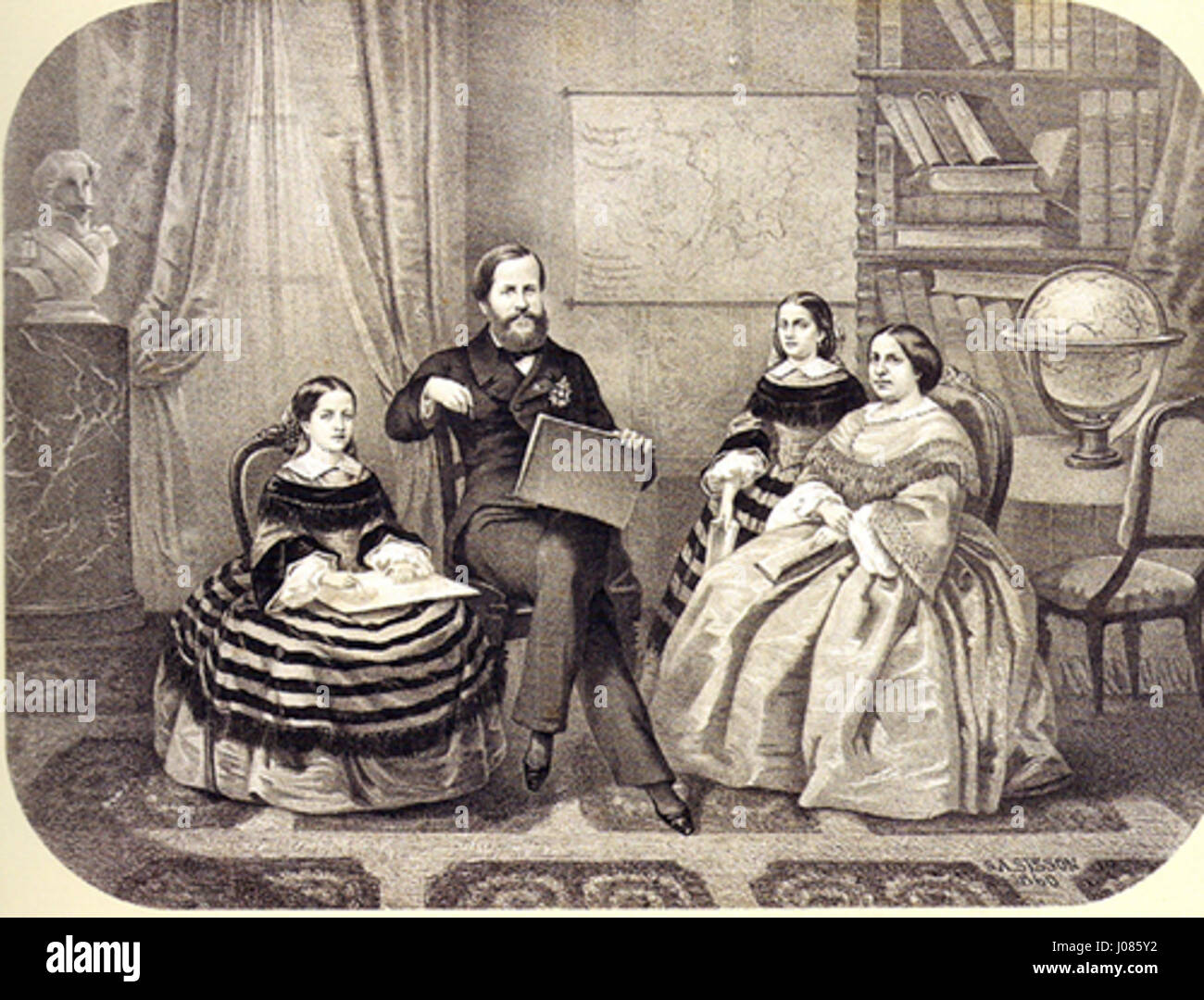 This 1860 engraving by Victor Frond, engraved by Sébastien Auguste ...