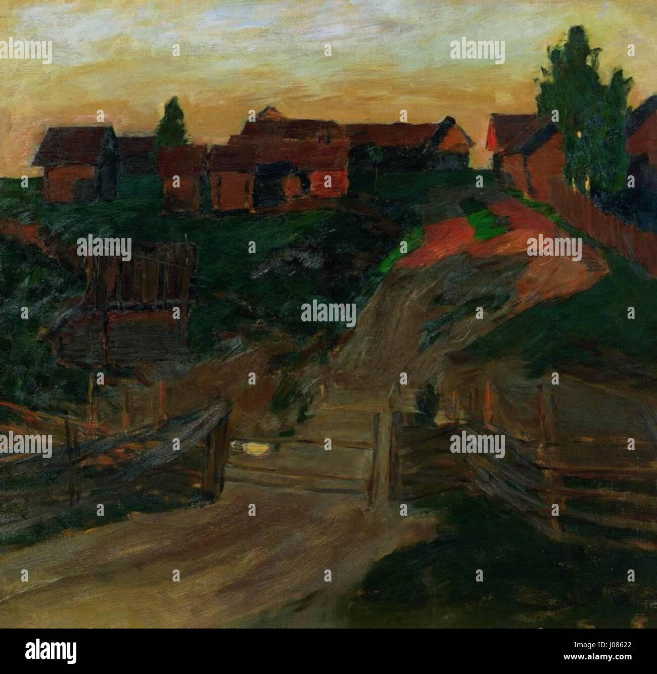 This painting titled ‘Don Monastery in Moscow, View from the Volga ...