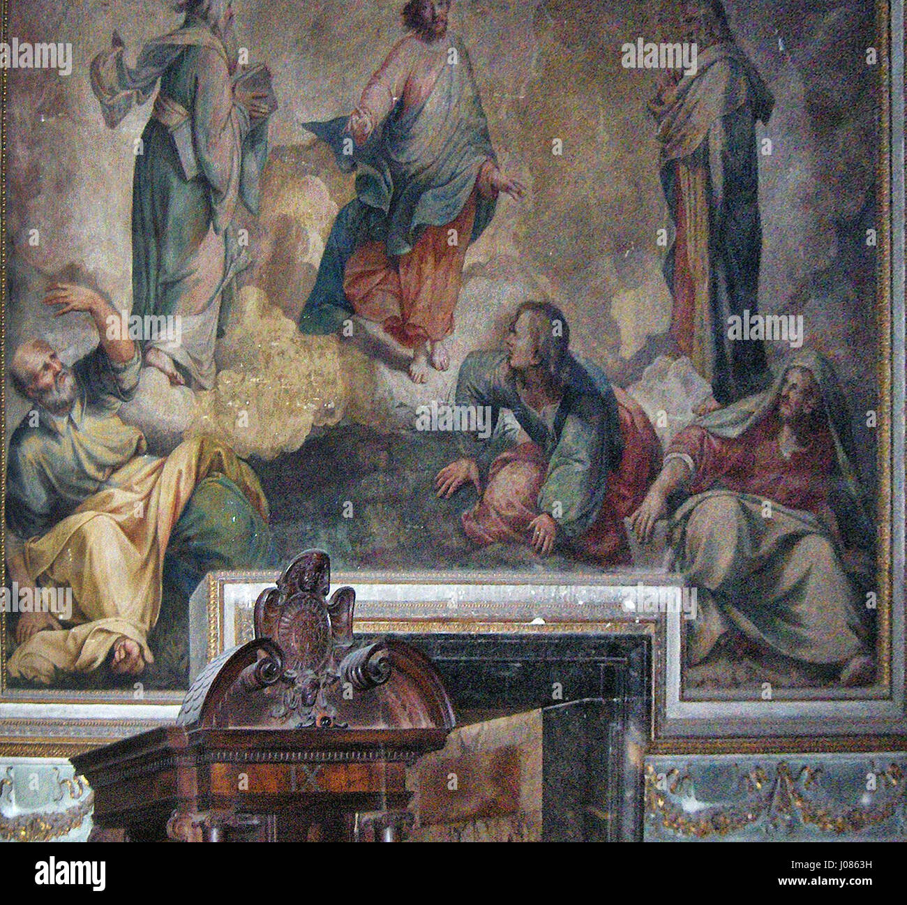 'Il Gesù' is a depiction of the Baroque church in Rome, Italy. The ...