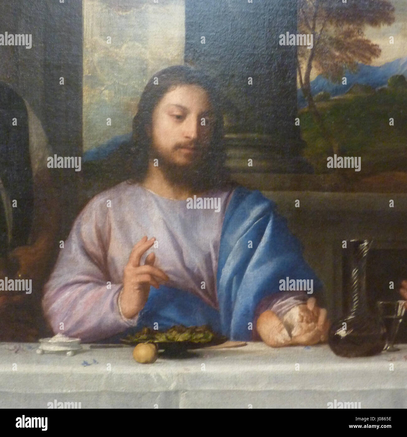 This detail from Titian's 'Pietà' (also known as 'PŠlerins d'Emma s ...