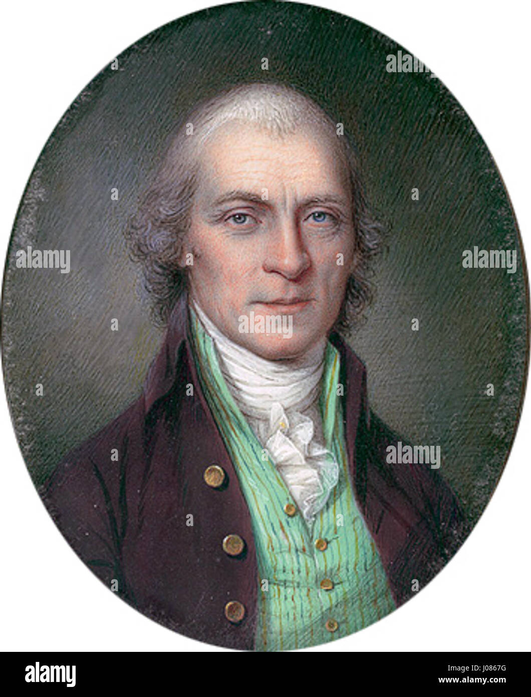 This portrait by James Peale features Colonel Richard Thomas, a figure ...