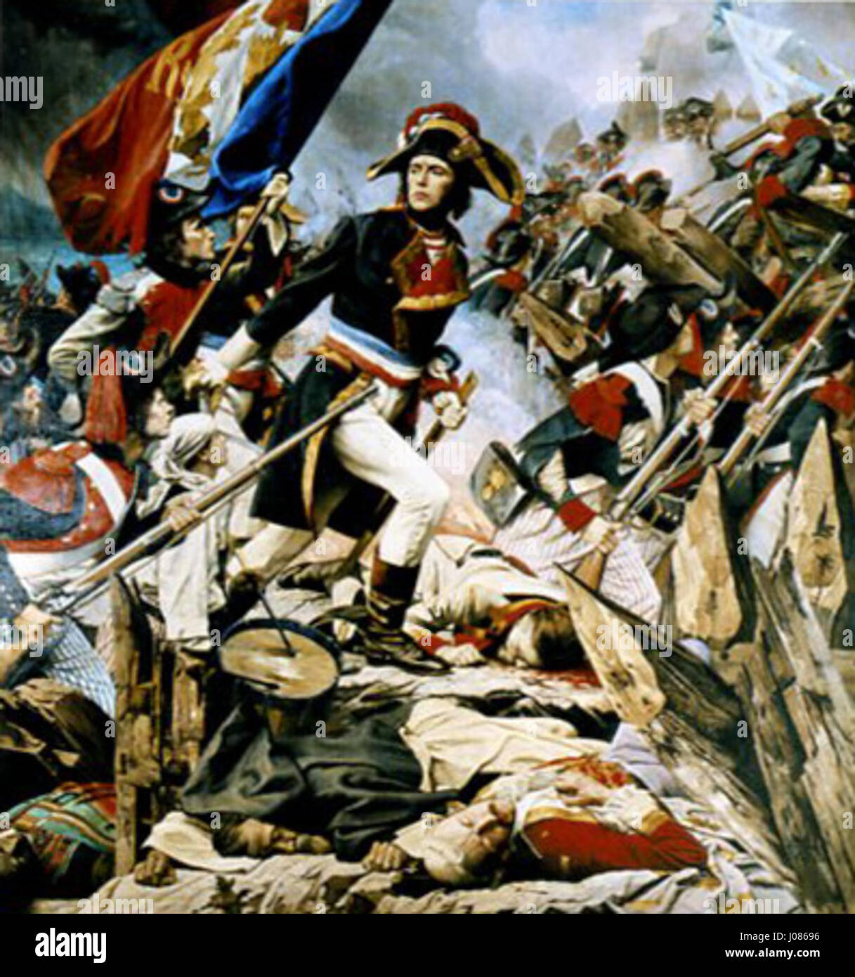 The painting 'Hoche - Quiberon' represents a pivotal moment in the ...