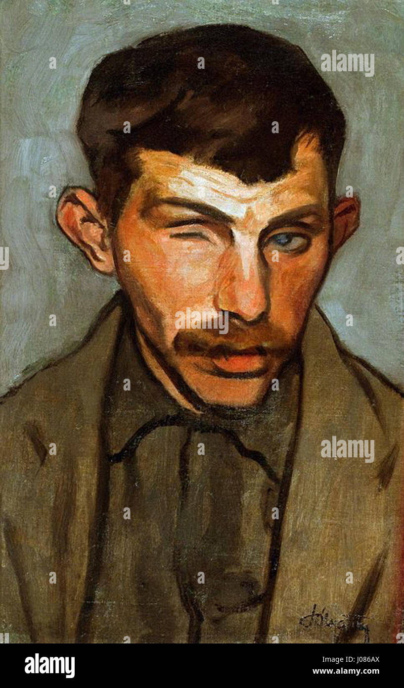 'Portrait of a Soldier' by Pólya is a detailed representation of a ...