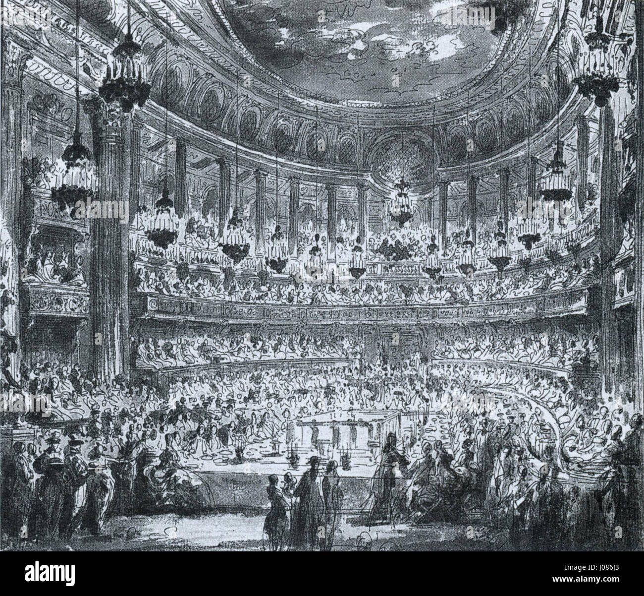 18th century opera auditorium hi-res stock photography and images - Alamy