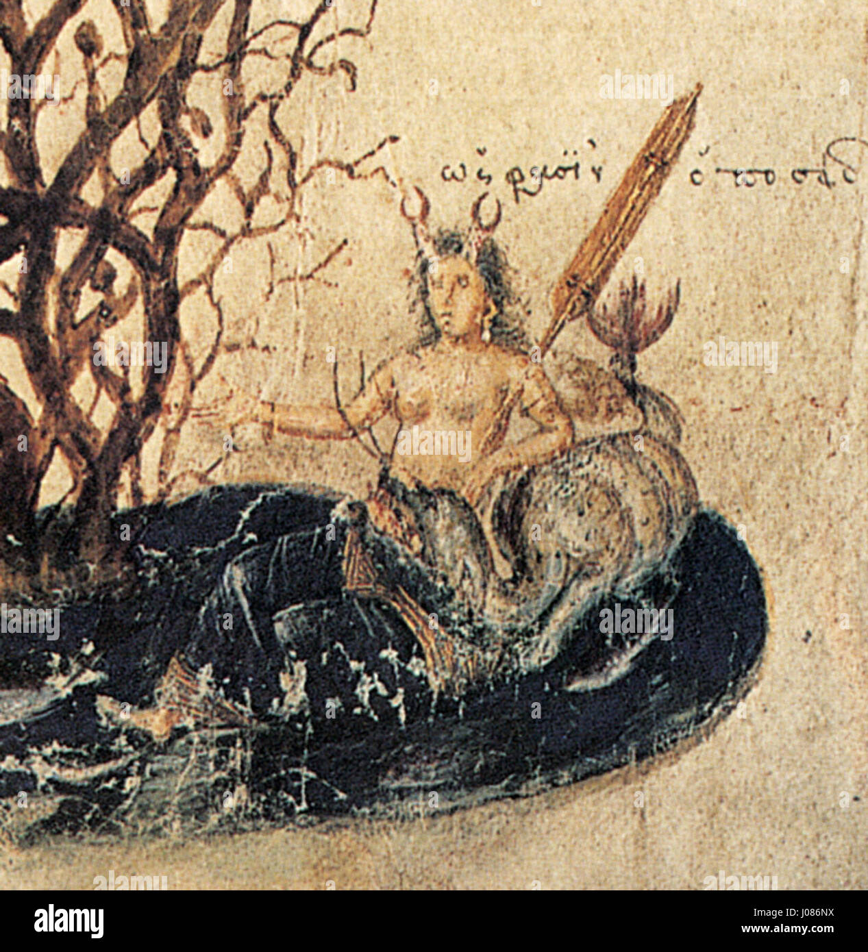 'Thalassa' (Goddess of the Sea) is a depiction of the Greek goddess ...