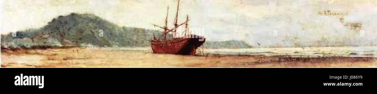 Benedito Calixto’s painting 'Marinha' from the MAP-Niterói collection ...