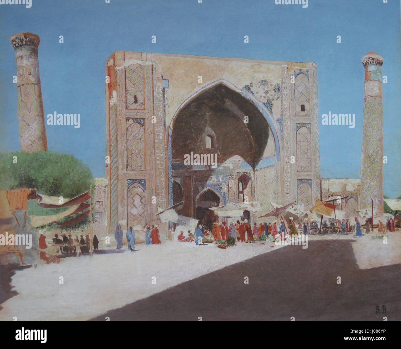 This work by Vasily Vereshchagin depicts Samarkand, an important ...