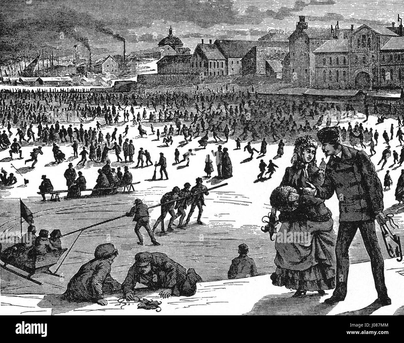 Figures skating Black and White Stock Photos & Images - Alamy