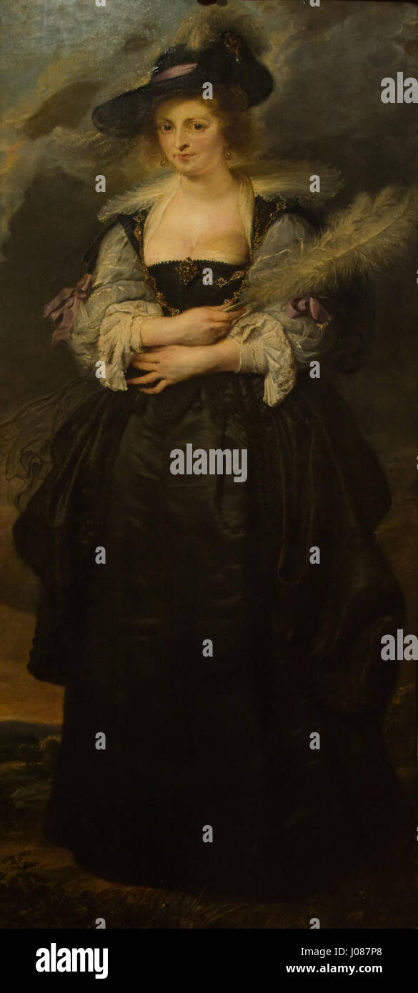 This painting by Peter Paul Rubens portrays Hélène Fourment, the artist ...
