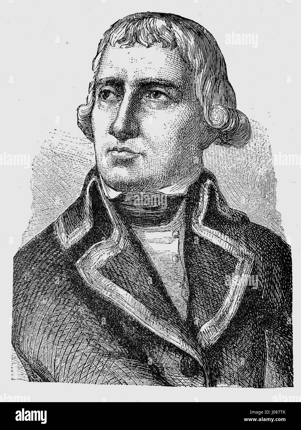 The portrait of Jean-Michel Pons, comte Sürurier, painted by an unknown ...