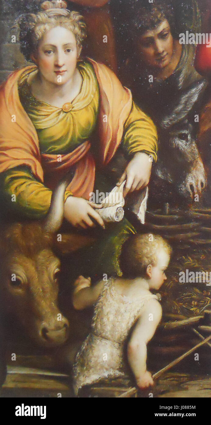 Lattanzio Gambara's 'Natività di Gesù' depicts the nativity scene ...