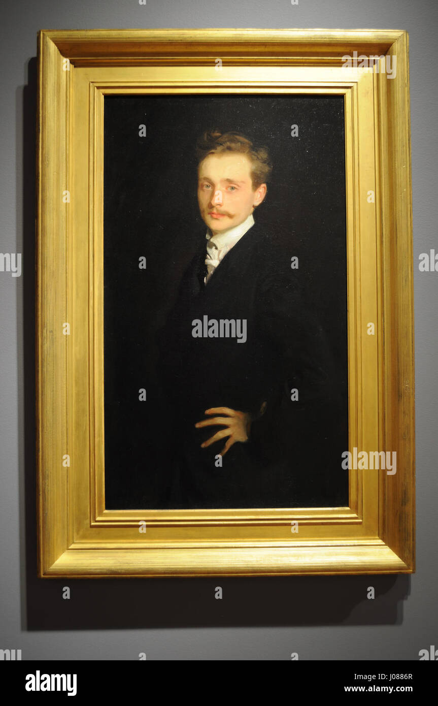 A portrait of Léon Delafosse, painted by John Singer Sargent ...